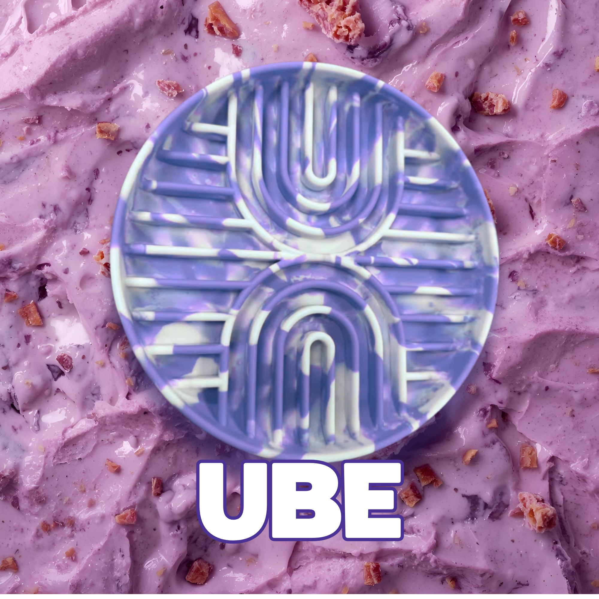 Ube Creamsicle Slow Feeder Bowl for Dogs | Slow Feeder Enrichment – Pup ...